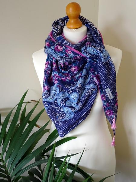 Lilac scarf - The Quilted Tortoise
